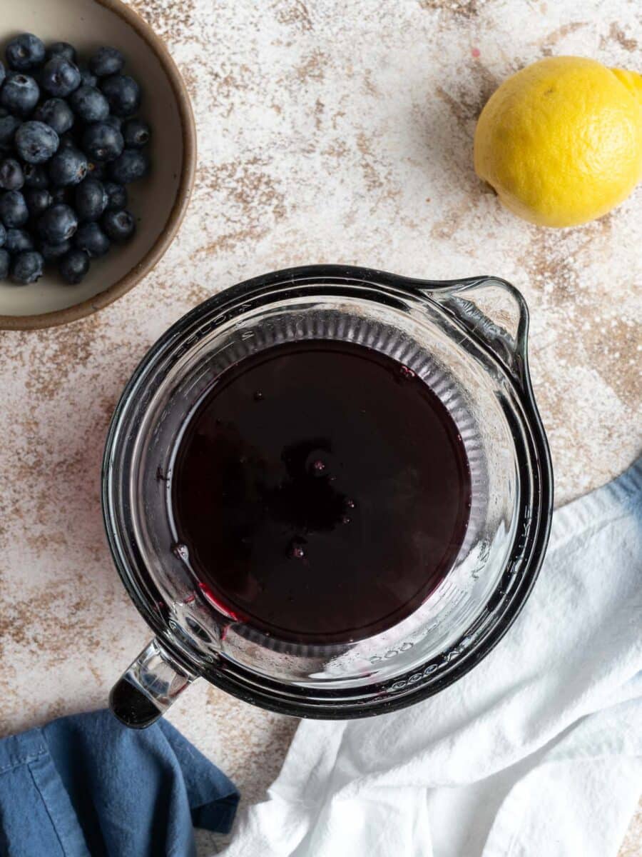 Blueberry Simple Syrup - Peel with Zeal
