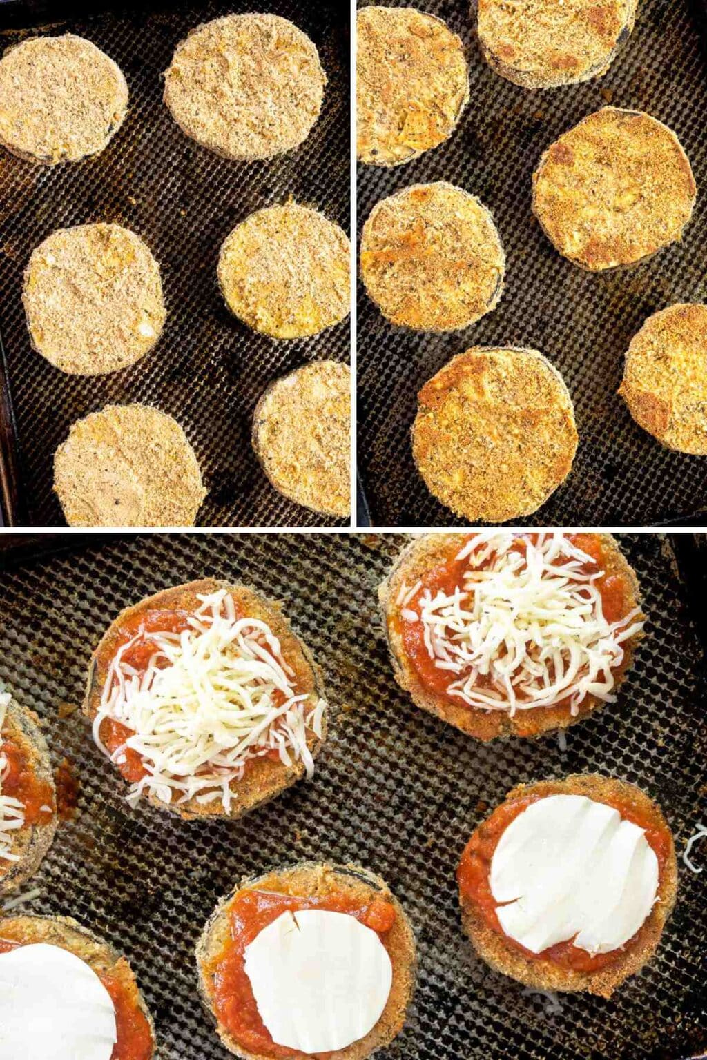 Crispy Gluten-Free Eggplant Parmesan (Oven Baked Recipe)