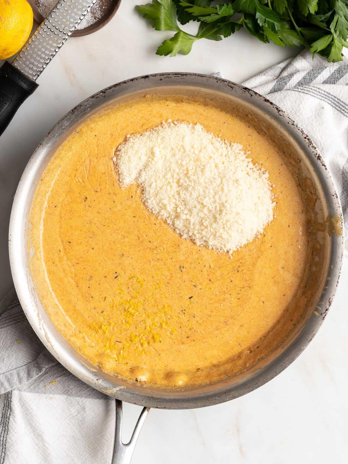 Cajun Alfredo Sauce - Peel with Zeal