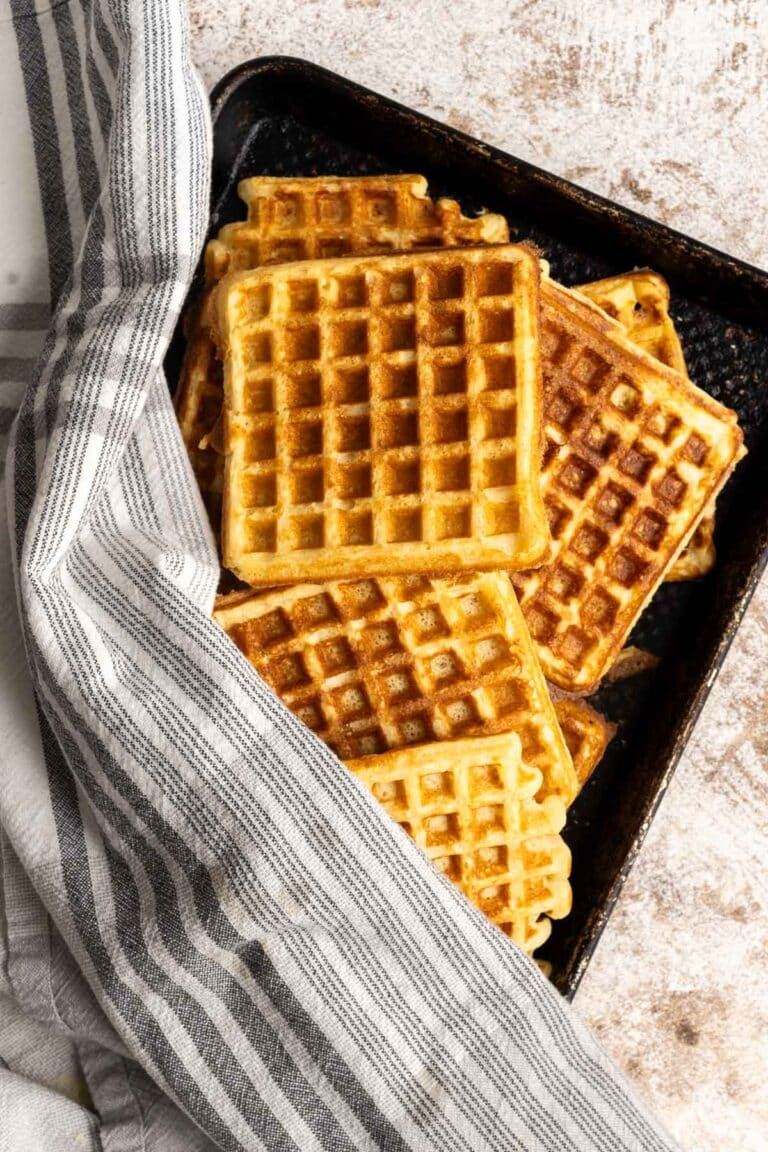 Fluffy Gluten-Free Waffles (Dairy-Free Option) - Peel with Zeal