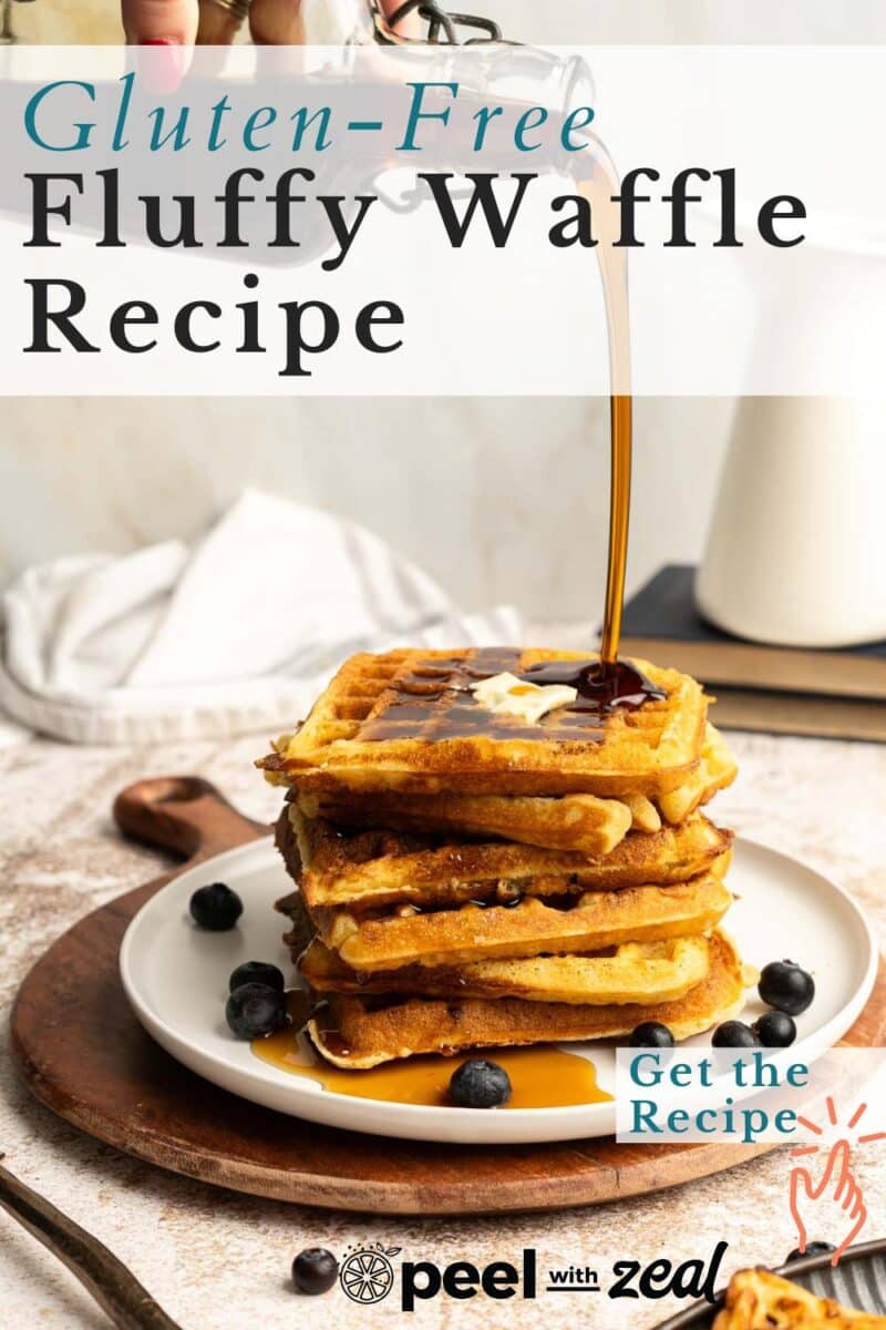 Fluffy Gluten-Free Waffles (Dairy-Free Option) - Peel with Zeal