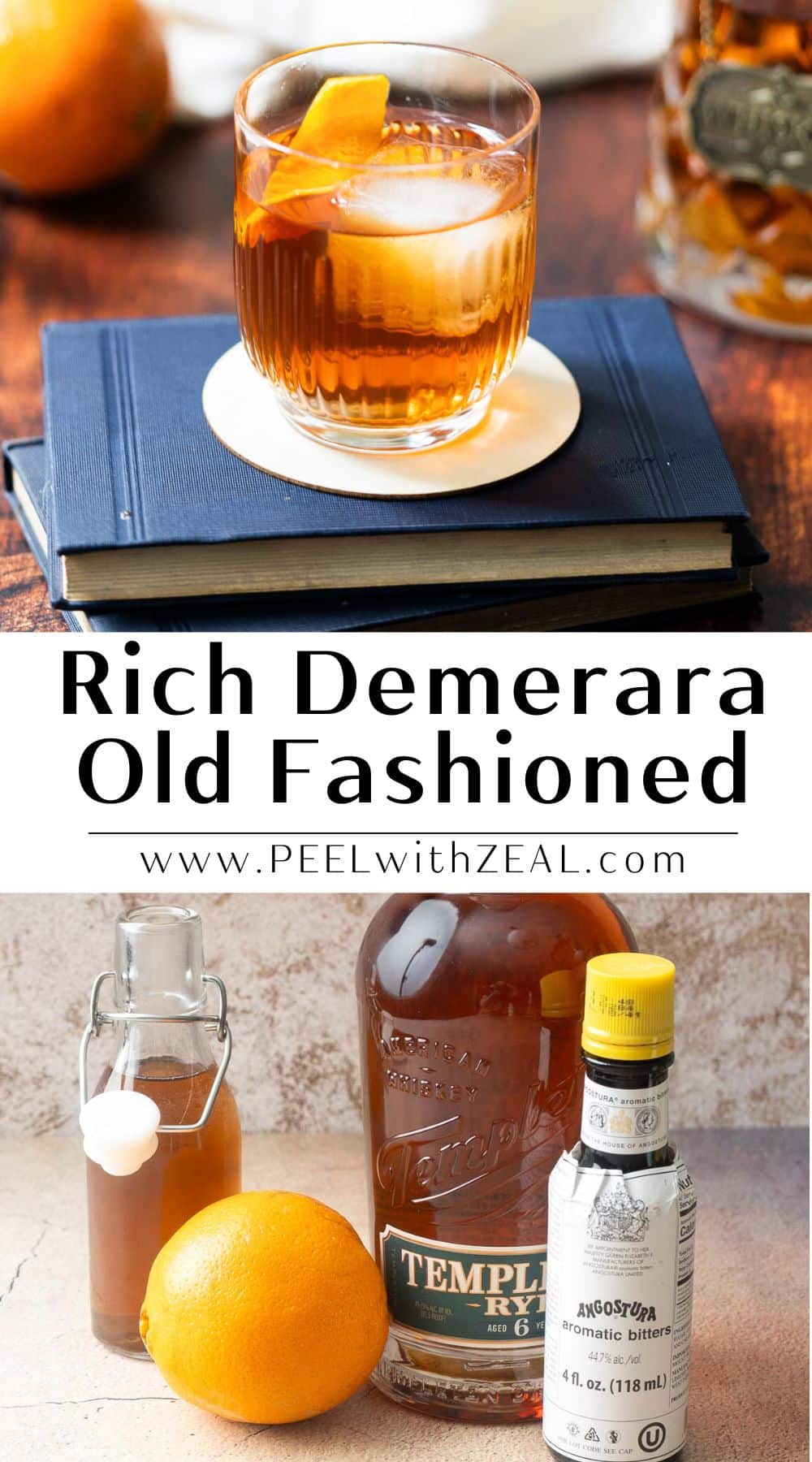 Demerara Syrup Old Fashioned - Peel with Zeal