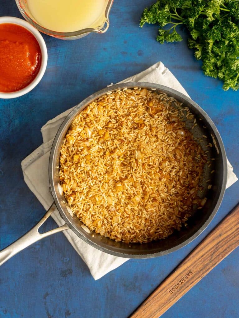 Gluten-Free Spanish Rice (Mexican Rice) - Peel with Zeal