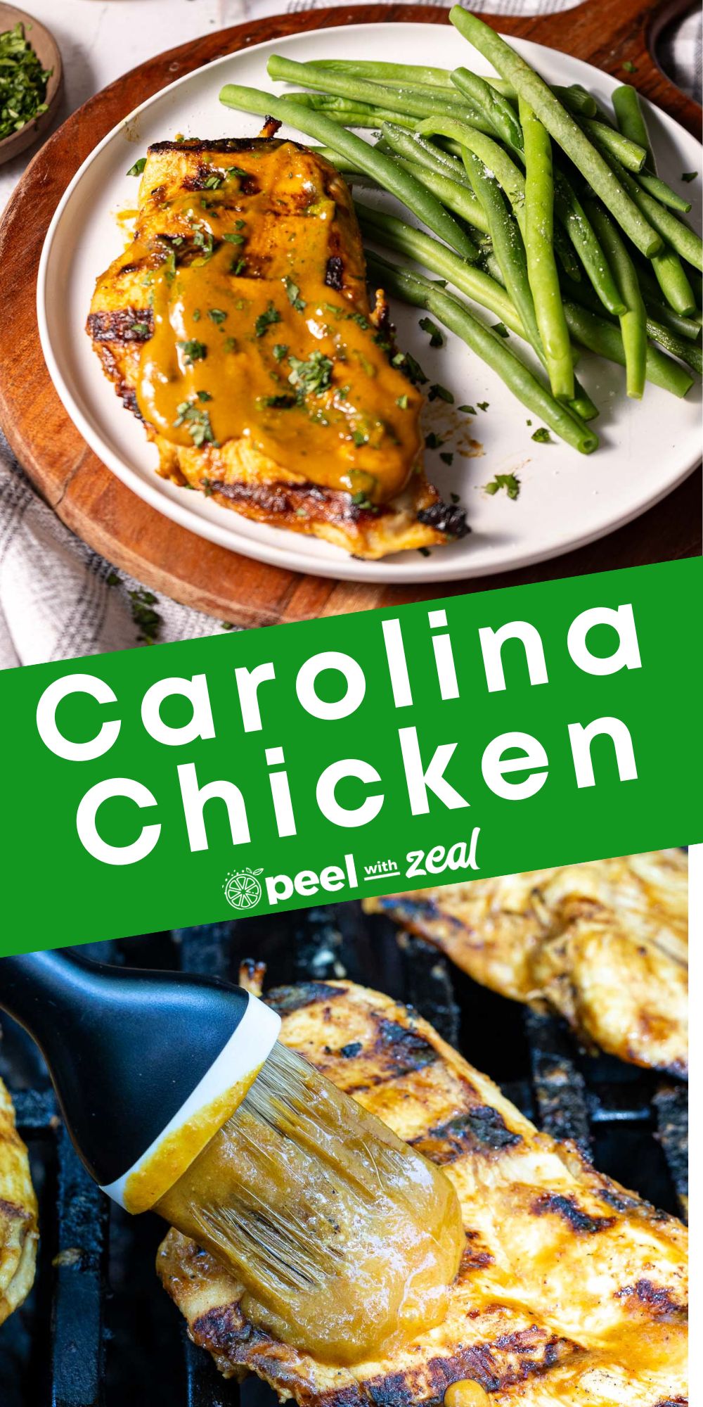 Carolina BBQ Grilled Chicken - Peel with Zeal
