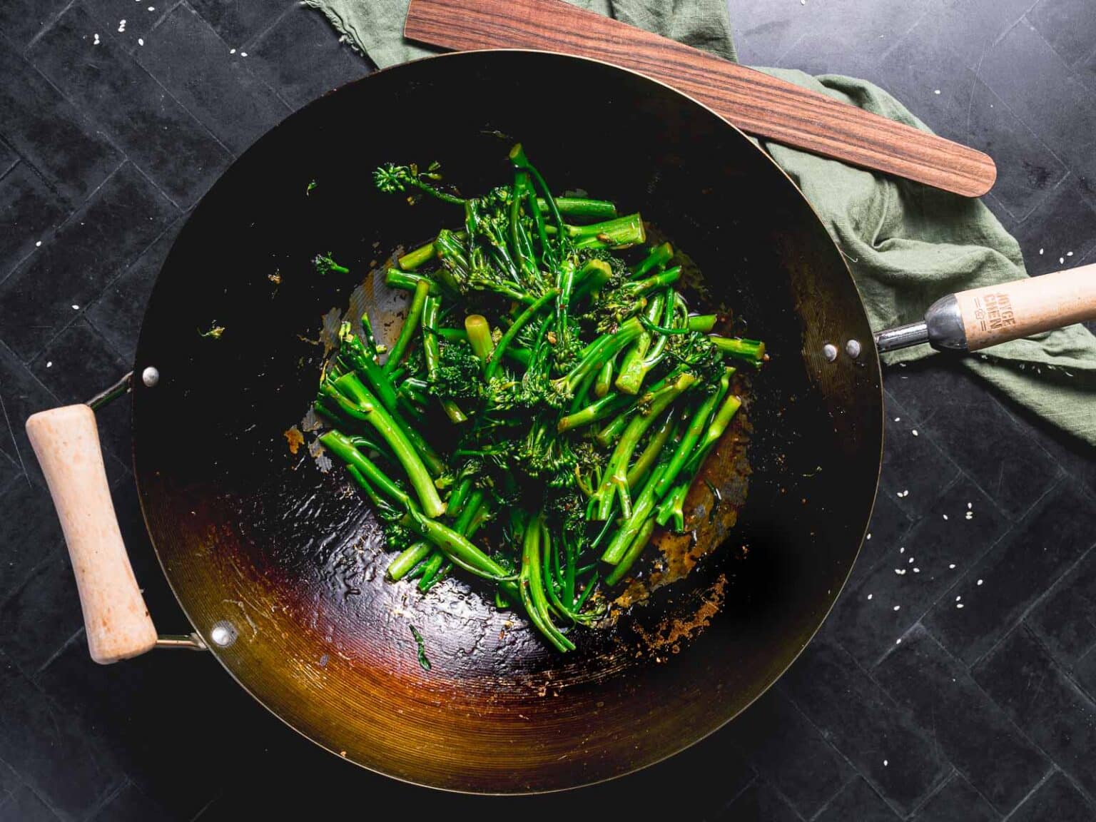 Stir Fried Broccolini - Peel with Zeal
