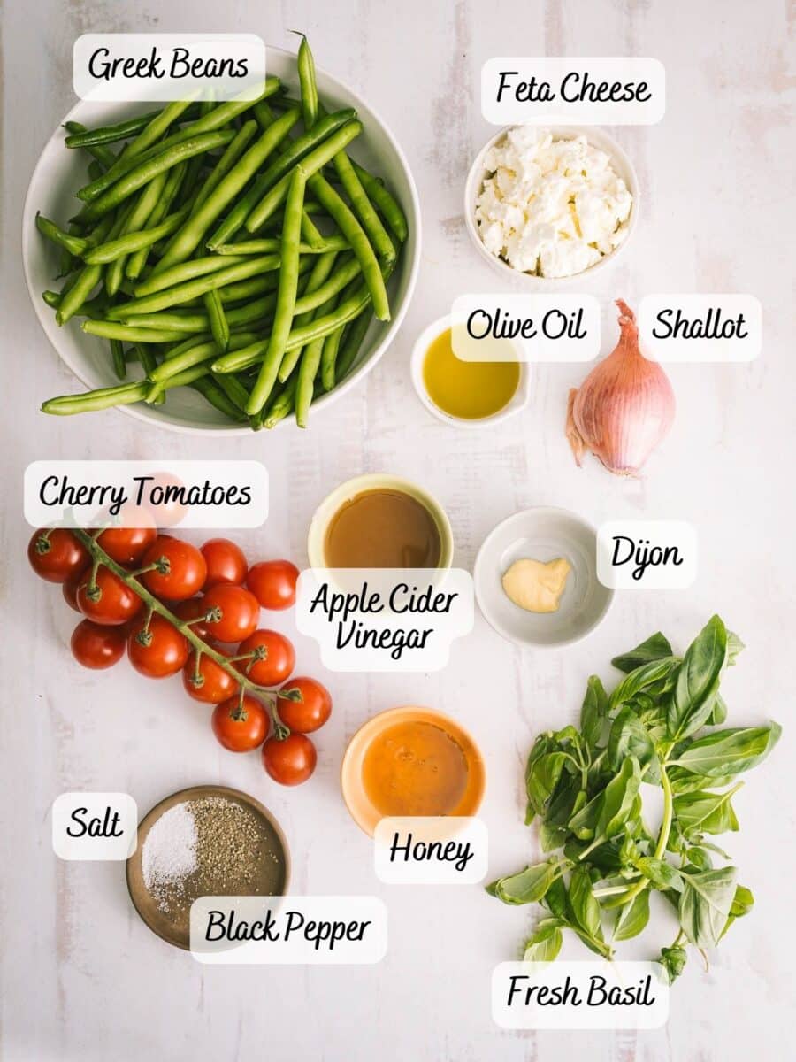 Feta Green Bean Salad - Peel with Zeal
