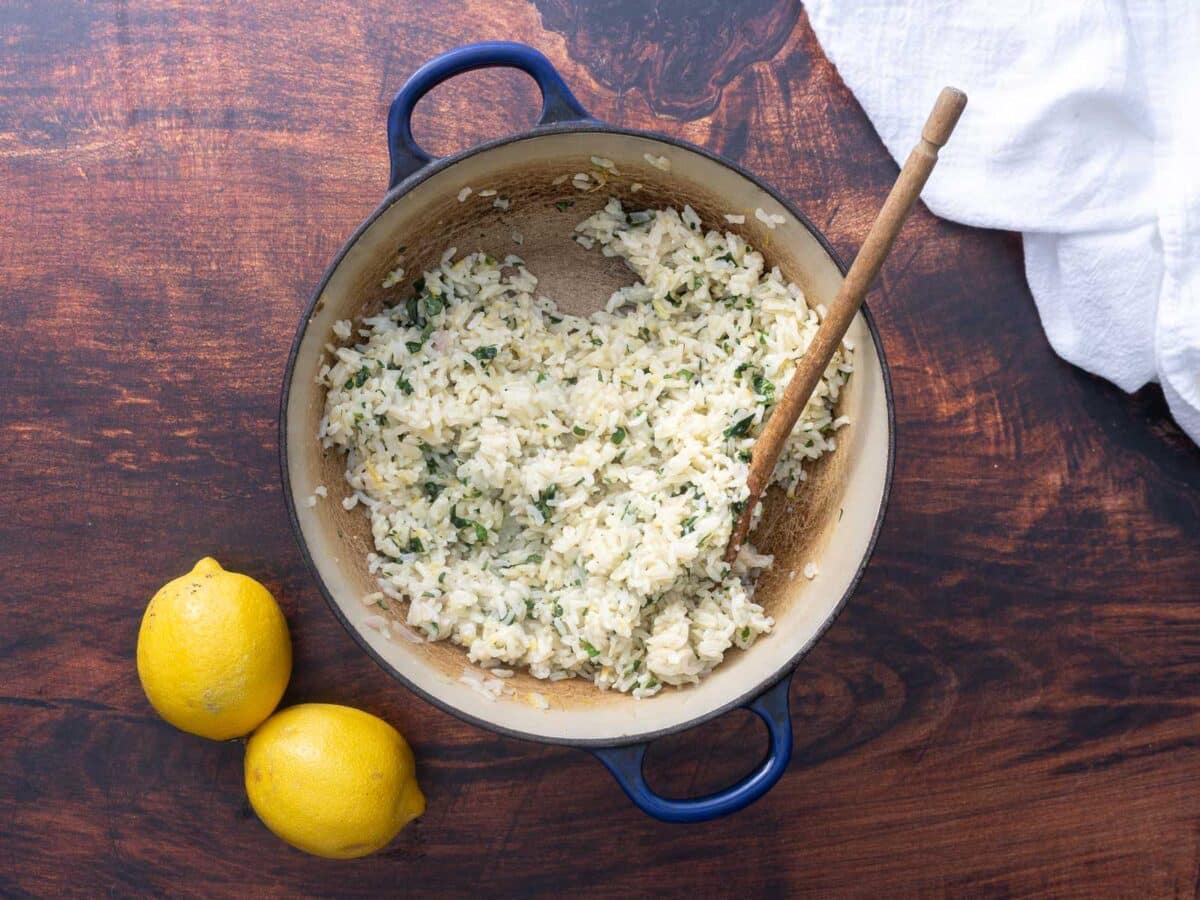 Lemon Basil Rice - Peel with Zeal