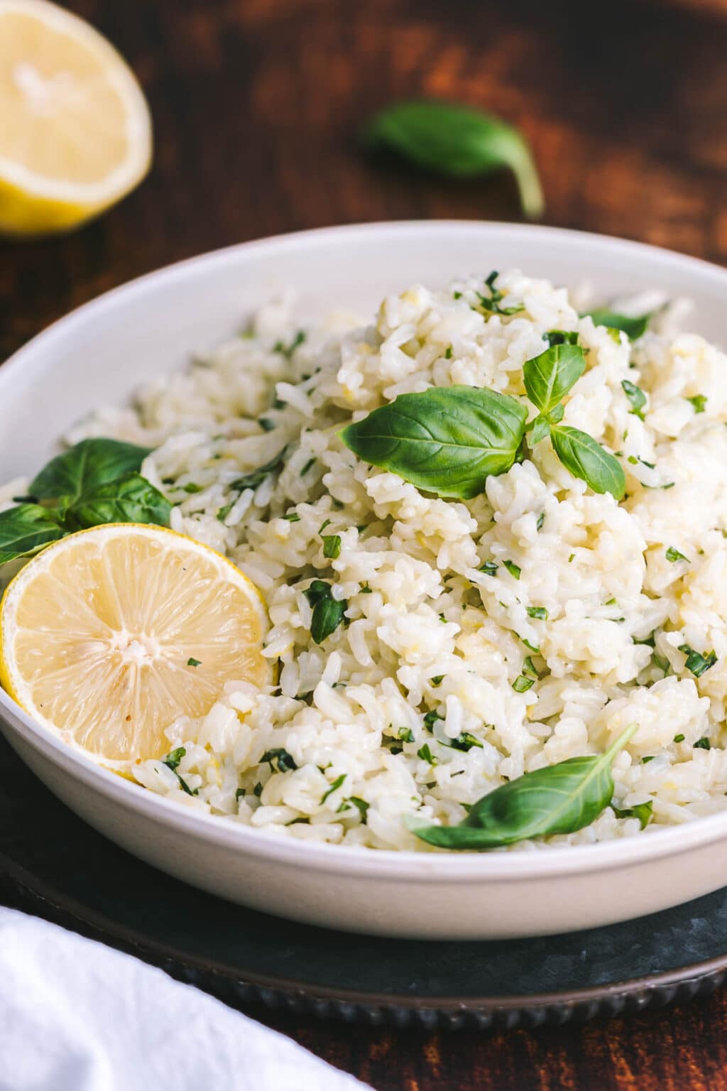 Lemon Basil Rice - Peel with Zeal