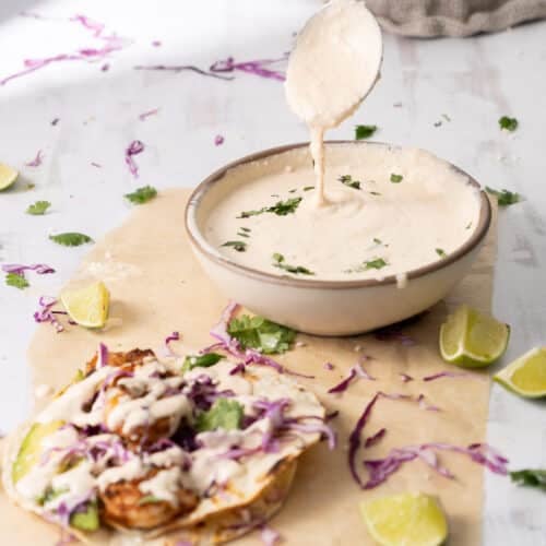 Baja Sauce Recipe for Tacos - Peel with Zeal