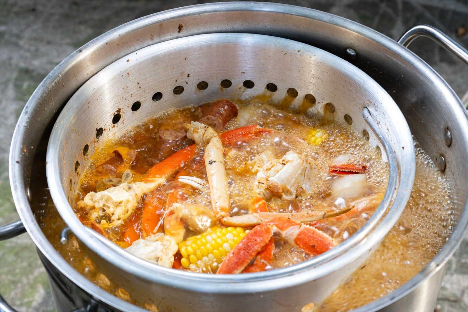 Cajun Seafood Boil with Garlic Butter Sauce - Peel with Zeal
