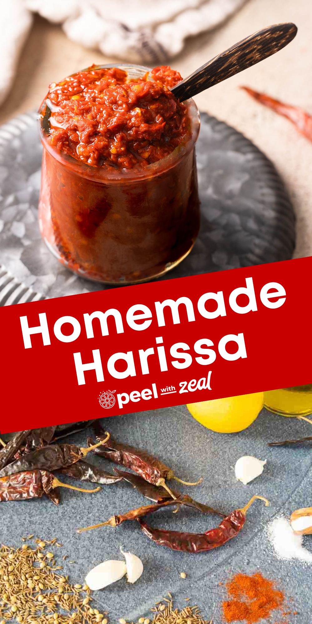 Homemade Harissa Recipe - Peel with Zeal