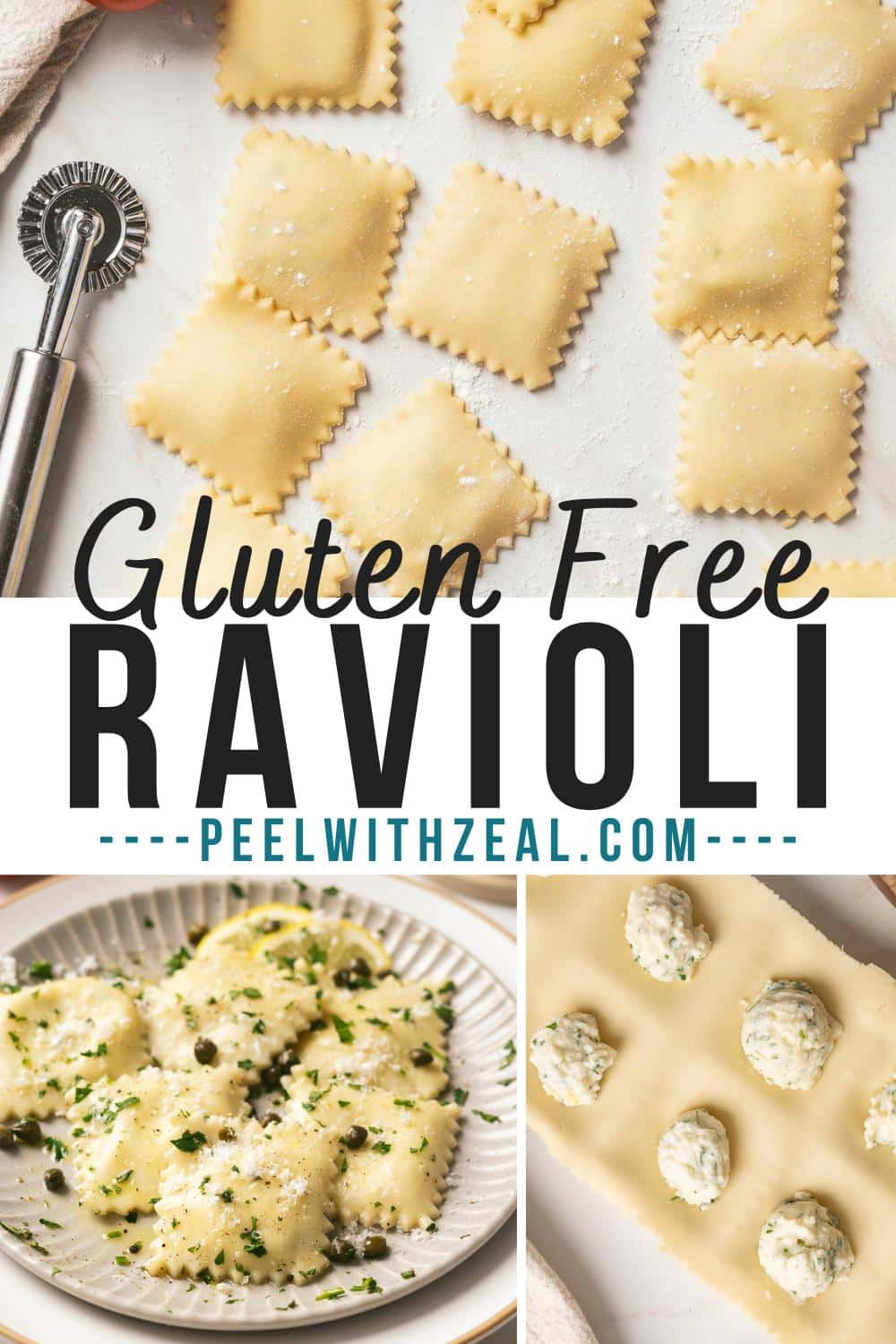 Homemade Gluten-Free Ravioli Pasta - Peel with Zeal