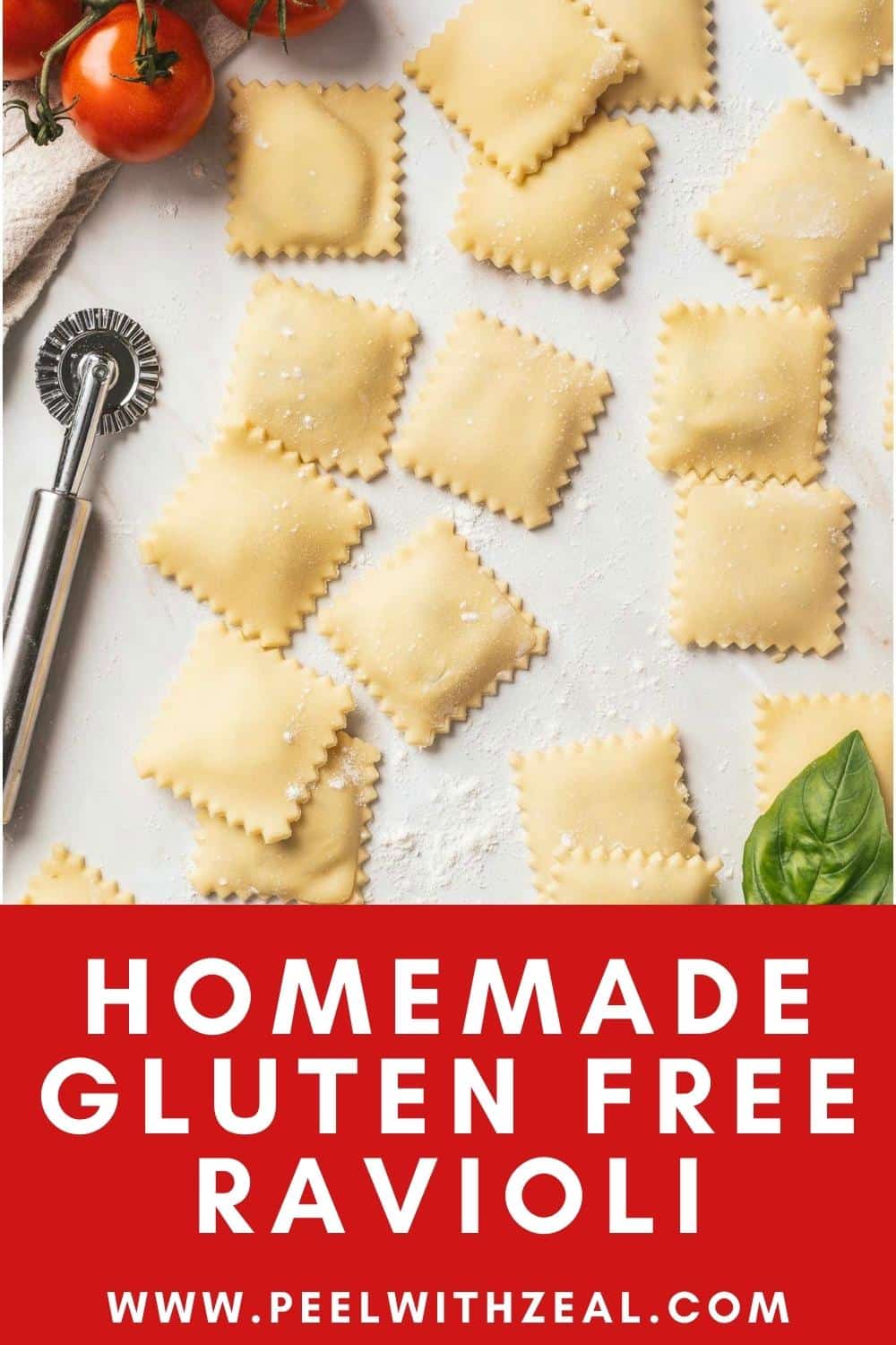 Homemade Gluten-Free Ravioli Pasta - Peel with Zeal