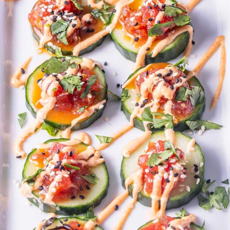 Ahi Tuna Poke Appetizer - Peel with Zeal