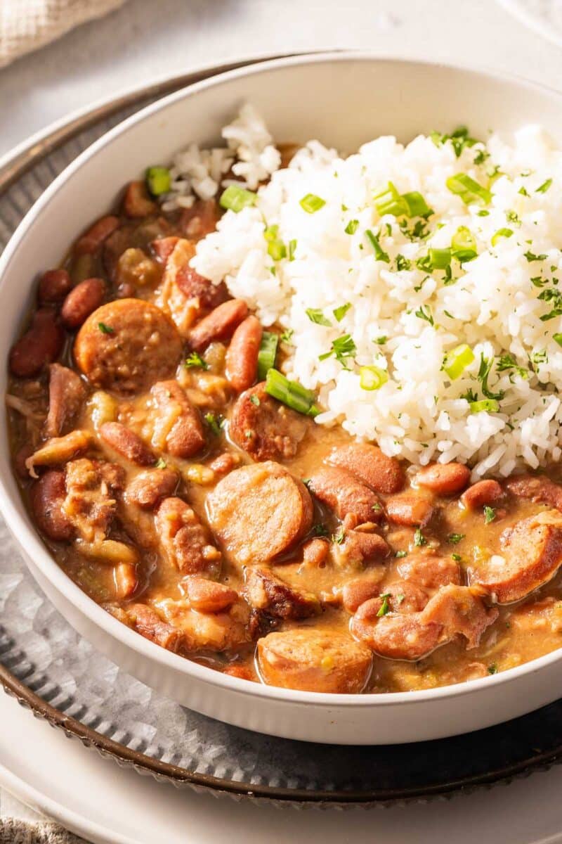 Cajun Red Beans and Rice - Peel with Zeal