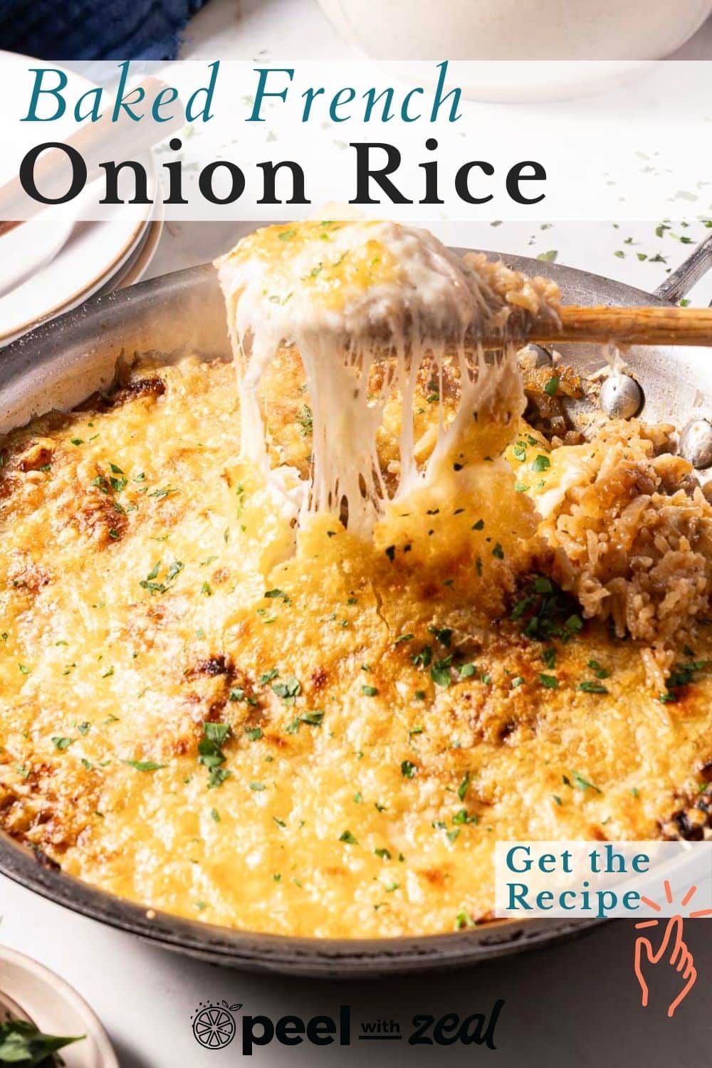 French Onion Rice - Peel with Zeal