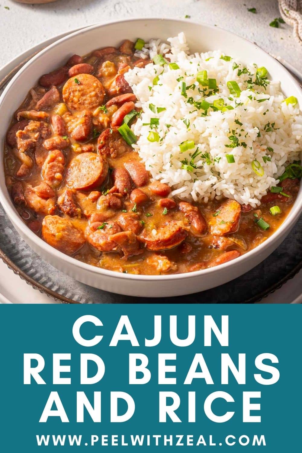 Cajun Red Beans and Rice - Peel with Zeal