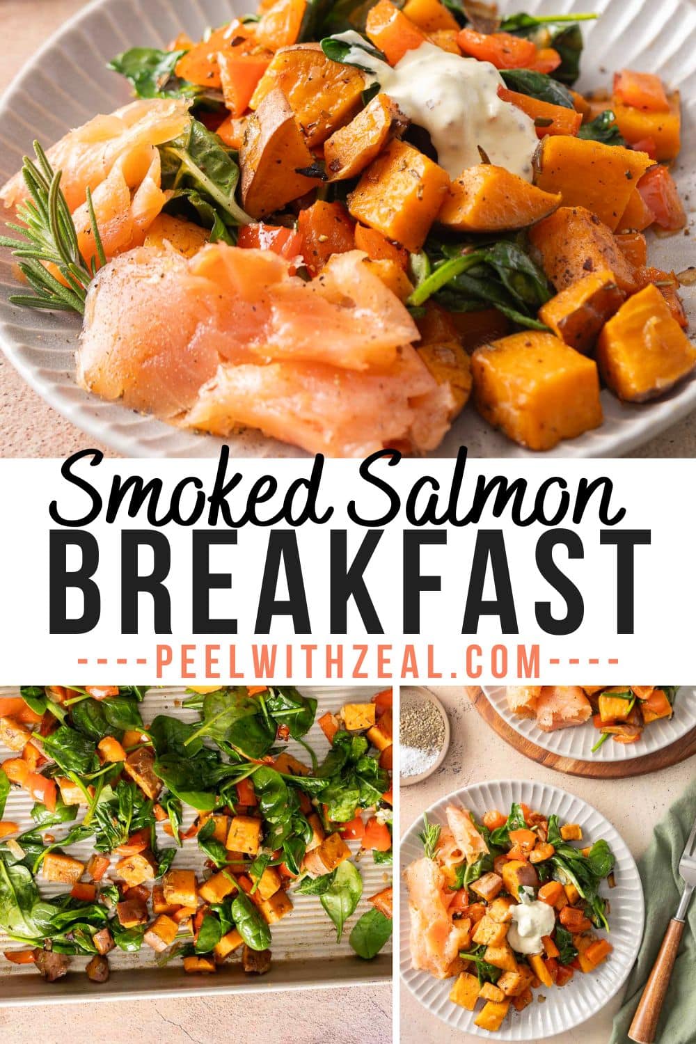 Smoked Salmon Breakfast Bowls (Egg- Free) - Peel with Zeal