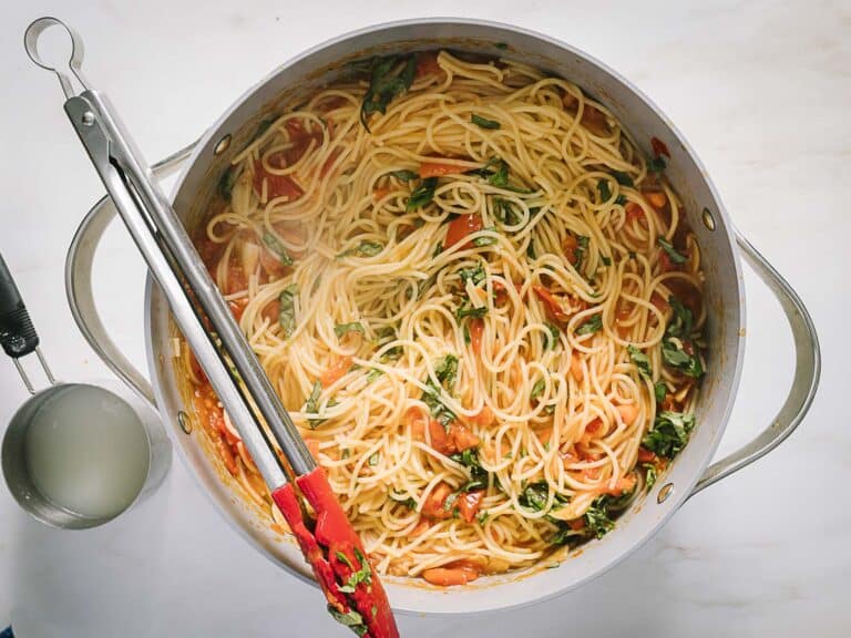 Tomato Basil Pasta - Peel with Zeal