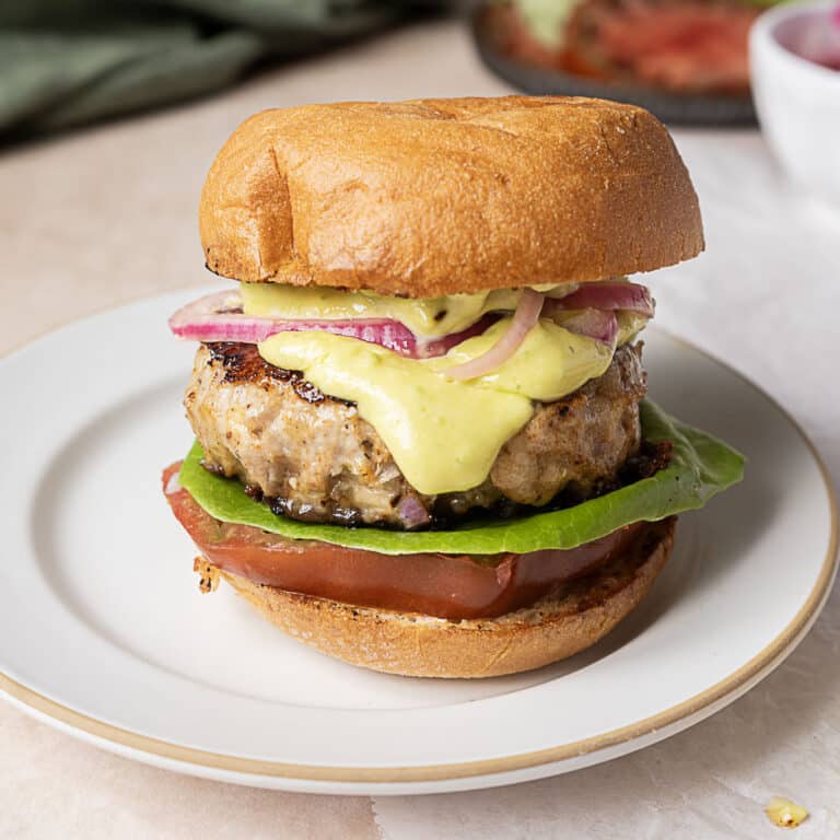 Spicy Seasoned Turkey Burgers - Peel with Zeal
