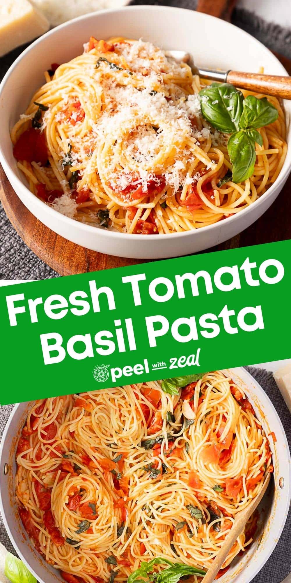 Tomato Basil Pasta - Peel with Zeal