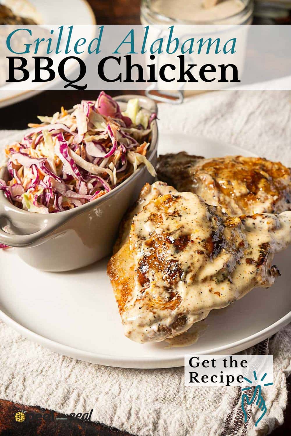 Grilled Alabama BBQ Chicken - Peel with Zeal