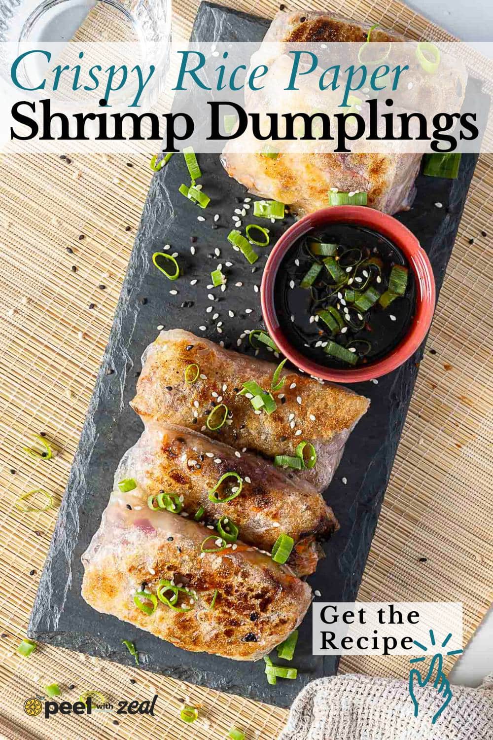 Crispy Rice Paper Dumplings - Peel with Zeal