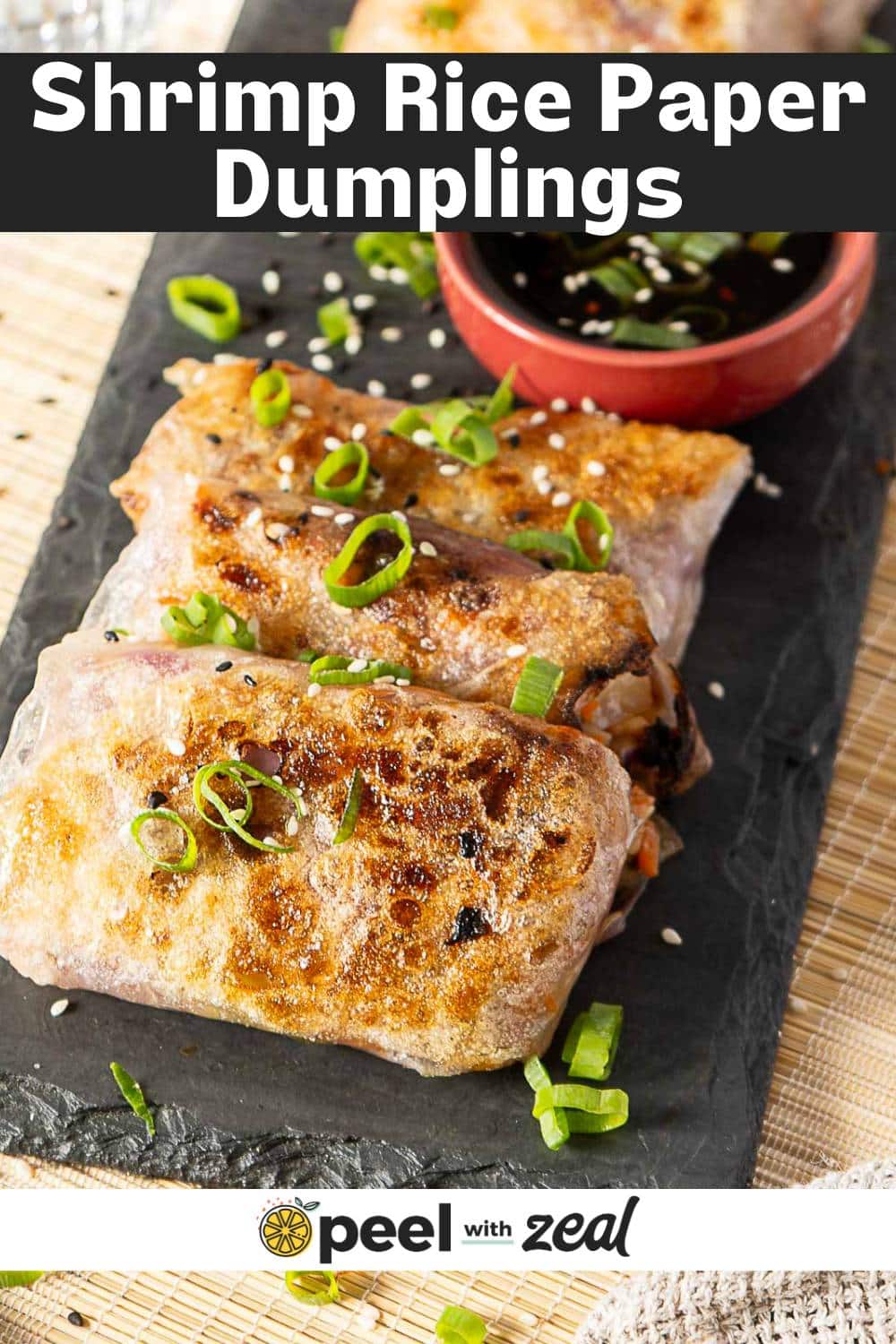 Crispy Rice Paper Dumplings - Peel with Zeal