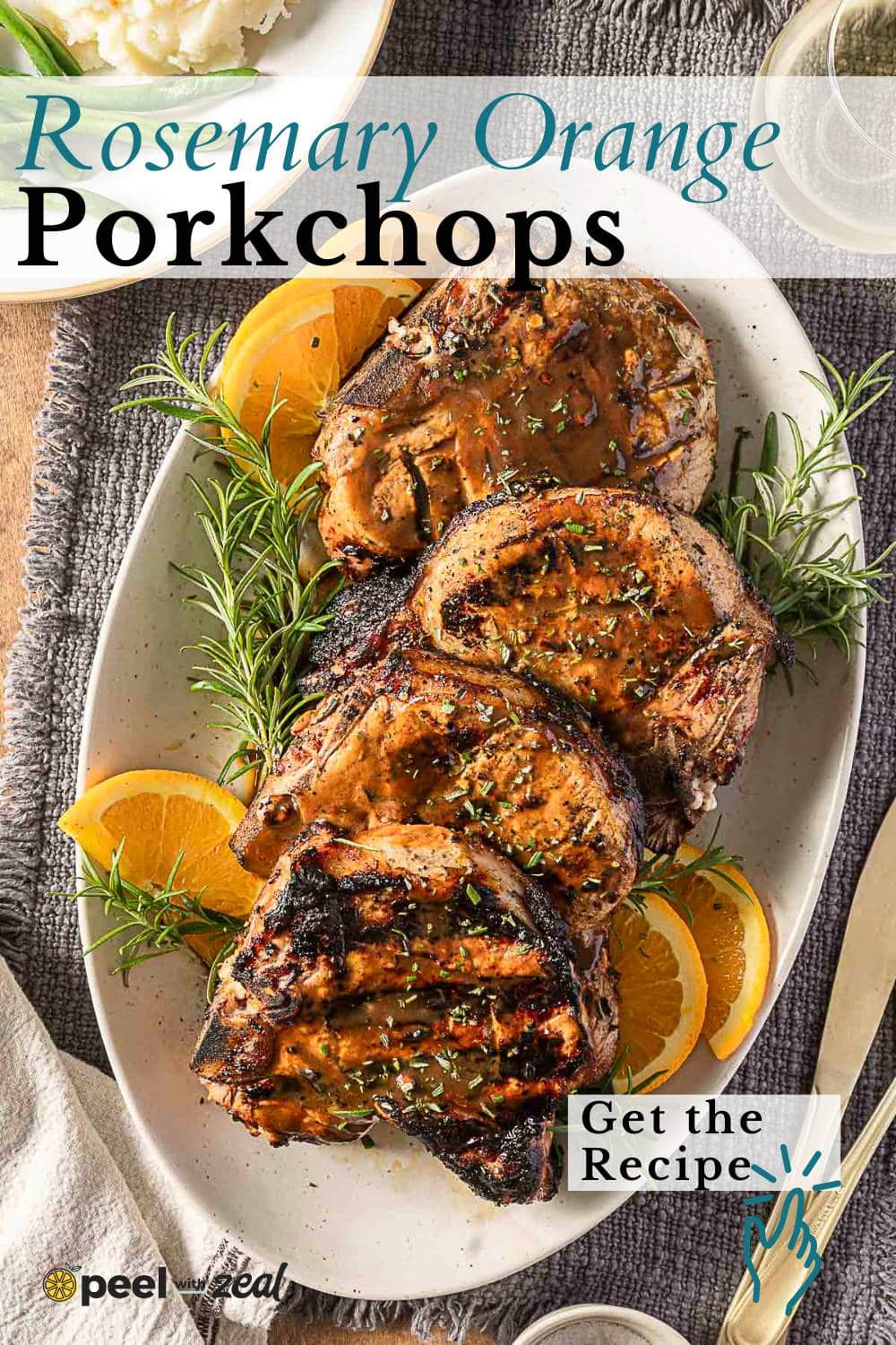 Marinated Grilled Pork Chops (Bone In) - Peel with Zeal