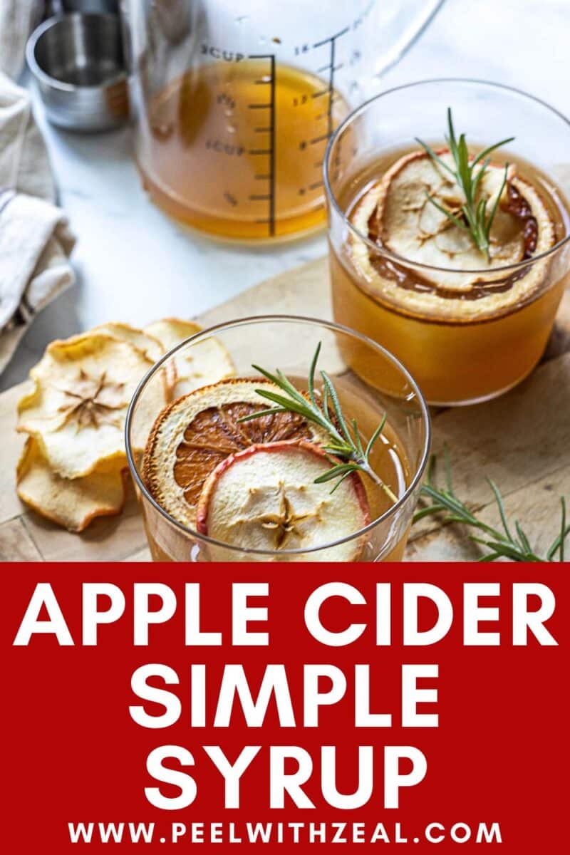 Apple Cider Syrup - Peel with Zeal