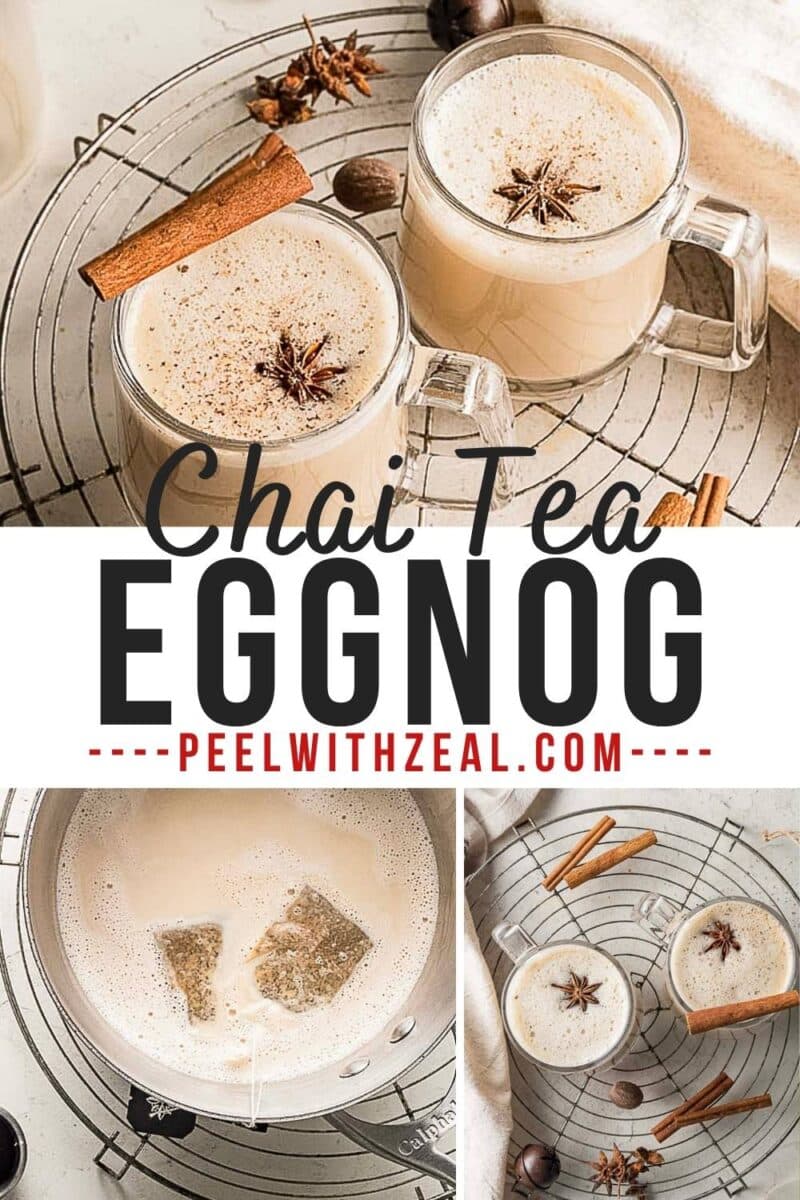 Chai Eggnog Cocktail - Peel with Zeal